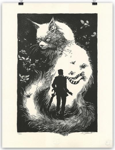 lithographie-daria-schmitt-le-bestiaire-du-crepuscule-librairie-bulle ...